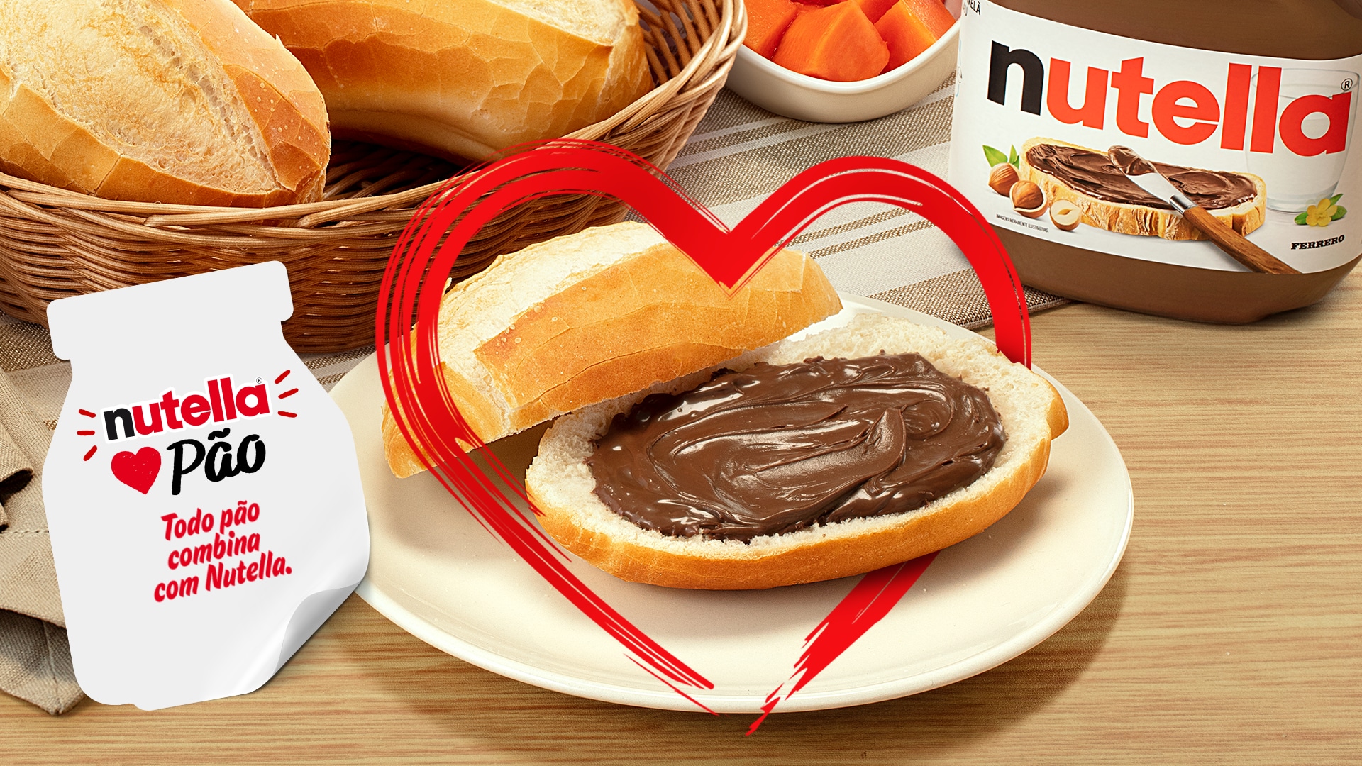 Nutella ama Pão: marca homenageia Dia do Pão com experiência de café da ...